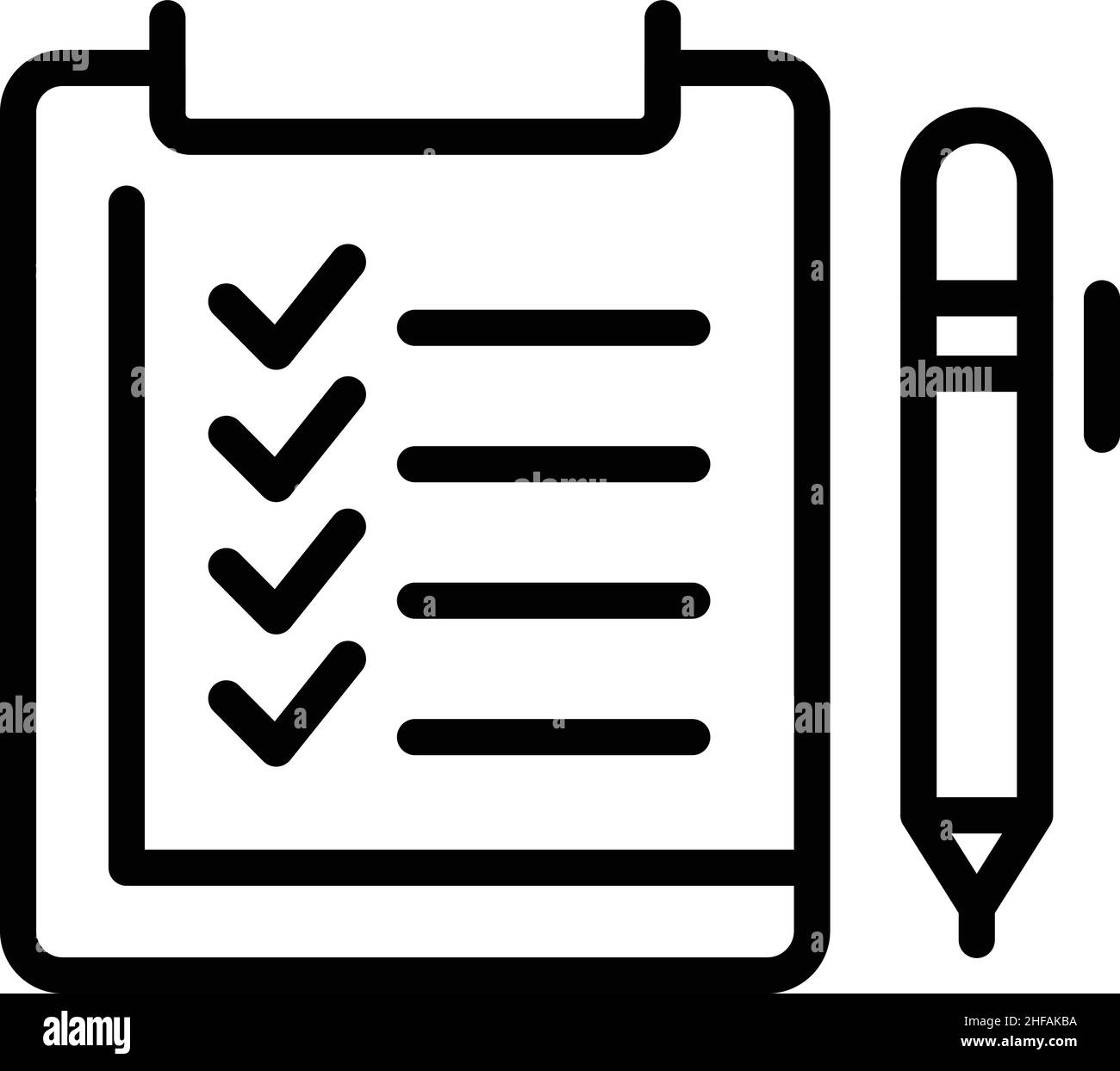 Checklist parcel icon outline vector. Track location. Delivery box ...