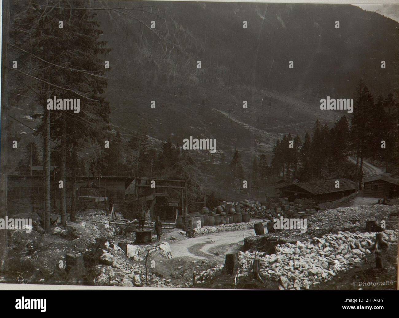 Seilbahn 58. Talstation (Calmaratal Stock Photo - Alamy