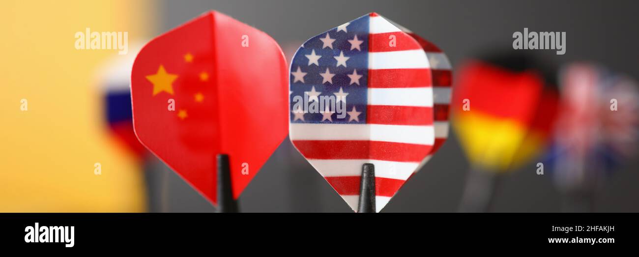 Archery target american flag hi-res stock photography and images - Alamy