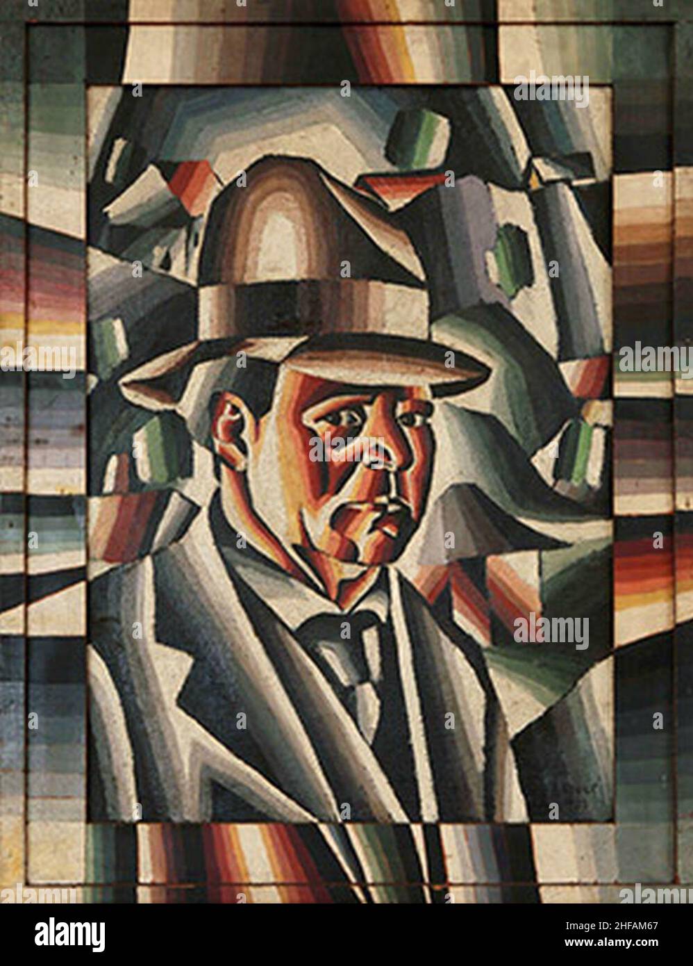 Self-Portrait by Arthur Segal, 1924 Stock Photo - Alamy