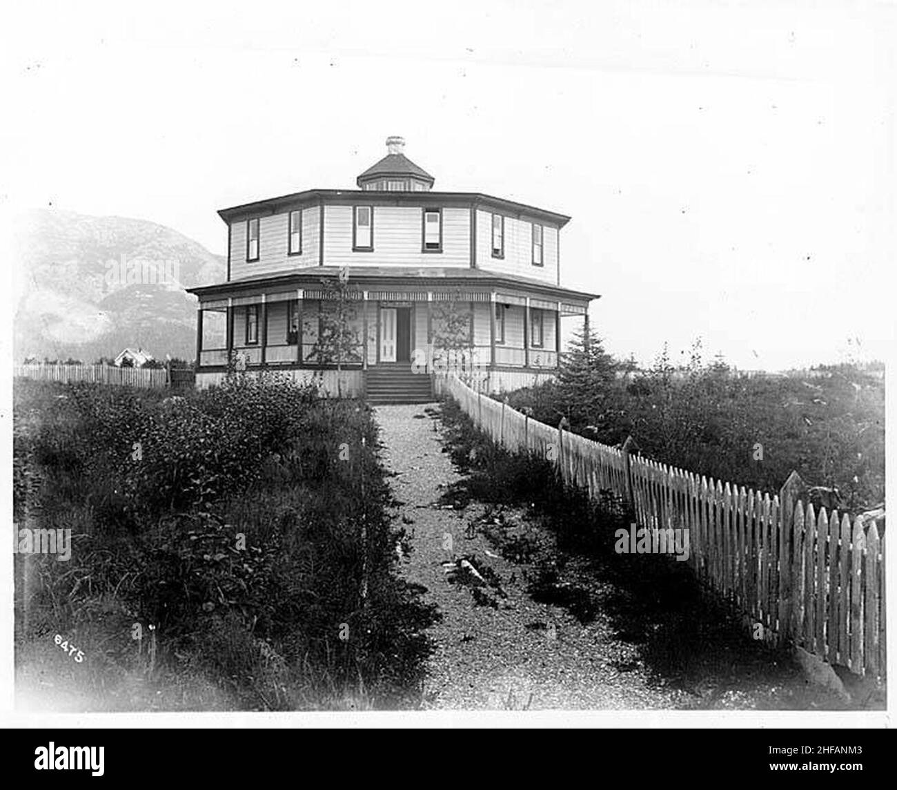 Scottish missionary Father William Duncan's residence at Metlakatla, ca ...