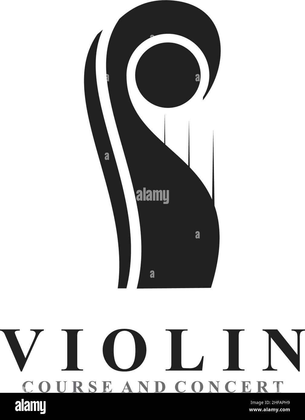 Violin logo icon design vector illustration template Stock Vector Image ...