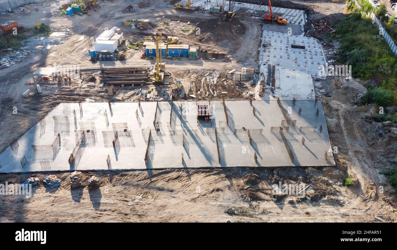 construction of a large residential complex Stock Photo - Alamy