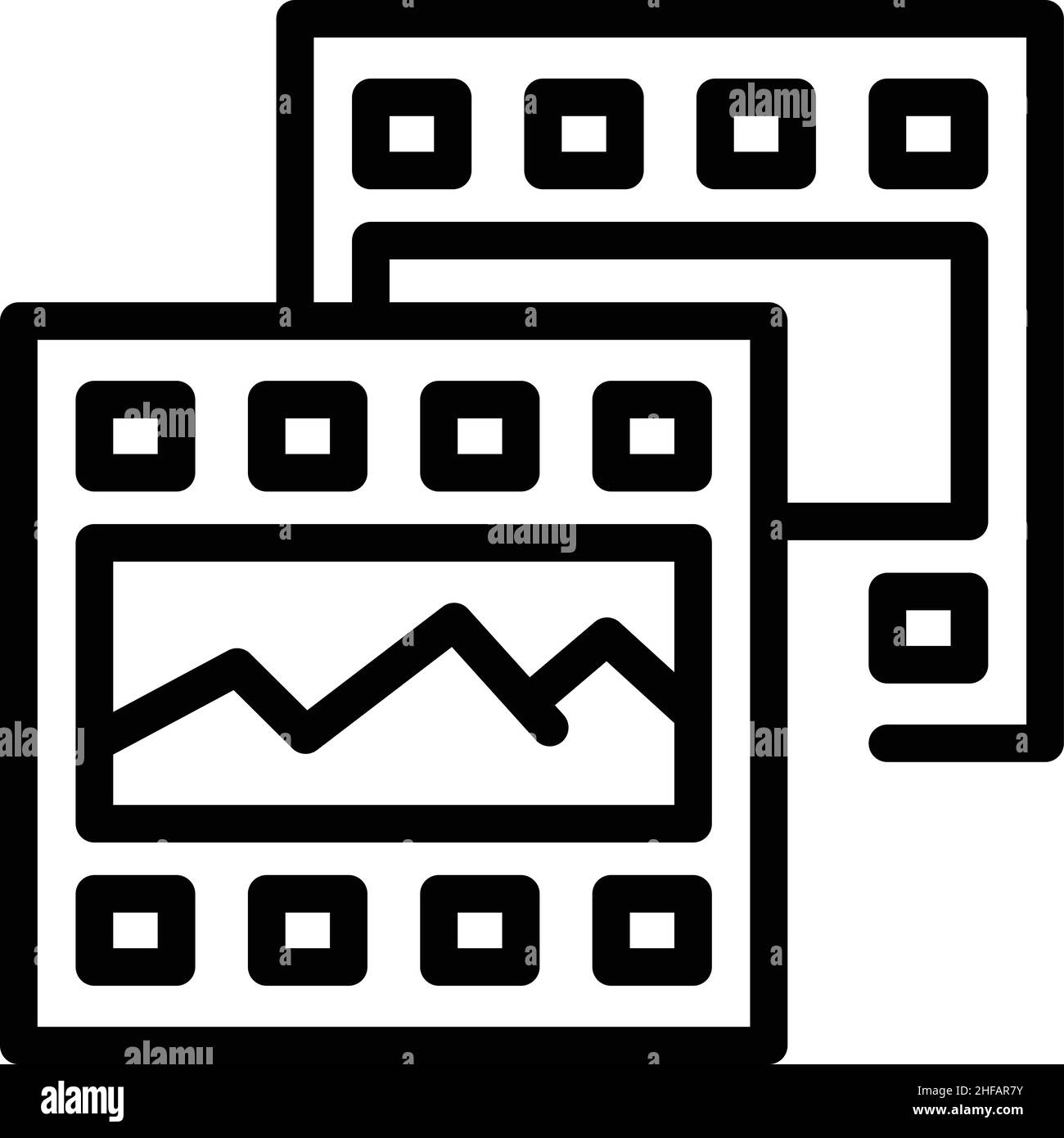 Photoshoot studio model Stock Vector Images - Alamy