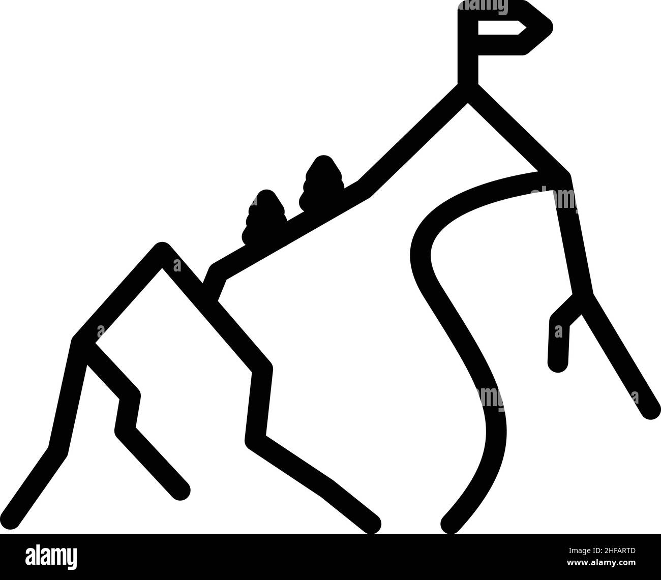 Ecotourism trail Stock Vector Images - Alamy