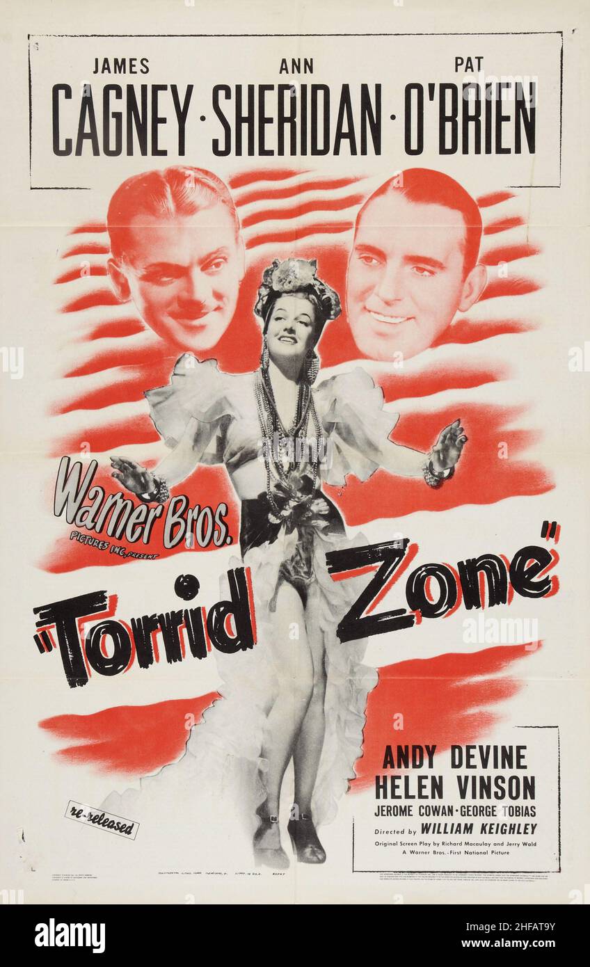 JAMES CAGNEY and ANN SHERIDAN in TORRID ZONE (1940), directed by ...