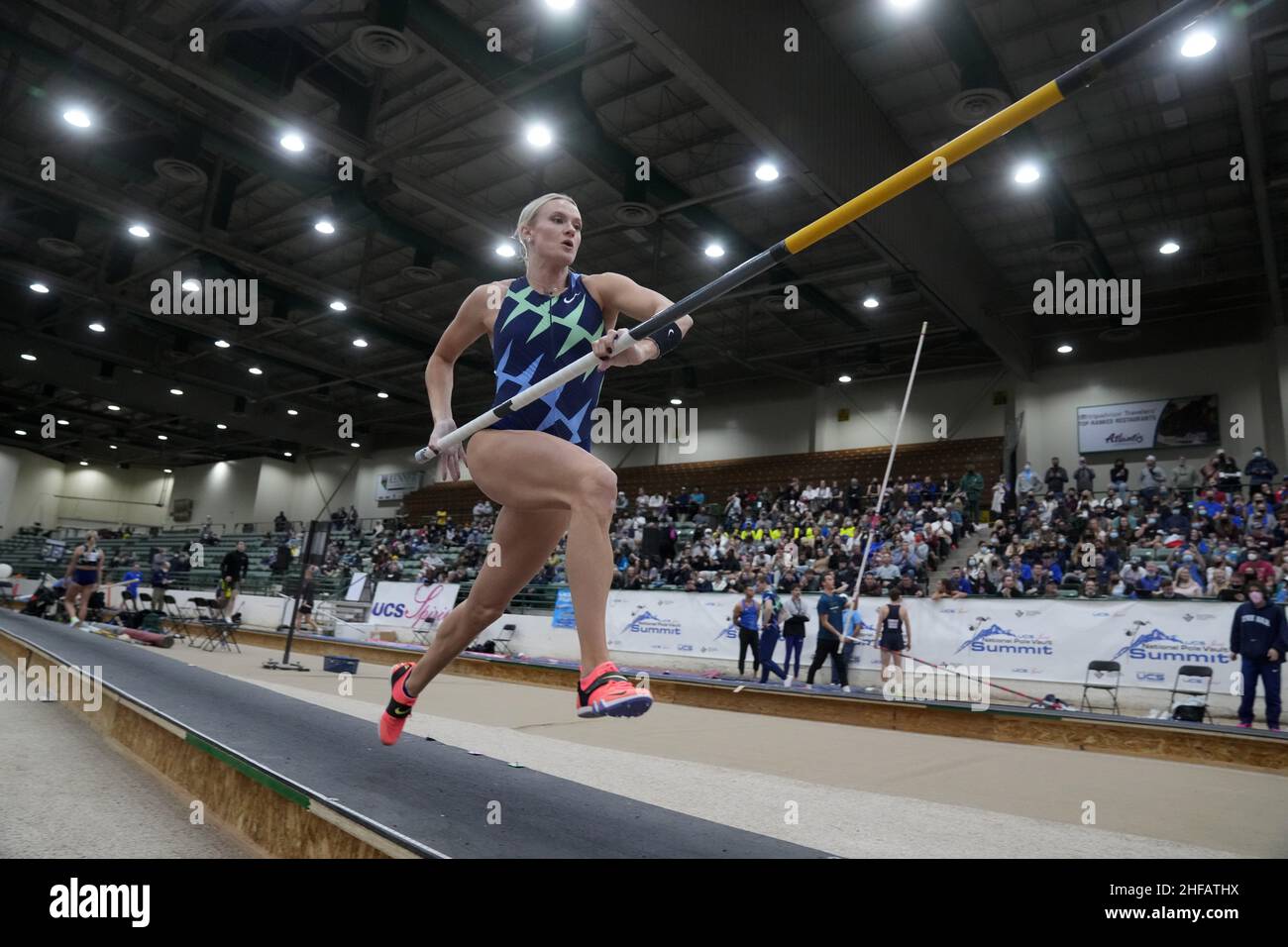 Katie Nageotte wins the elite women's competition at 15-1 1/4 (4.60m ...