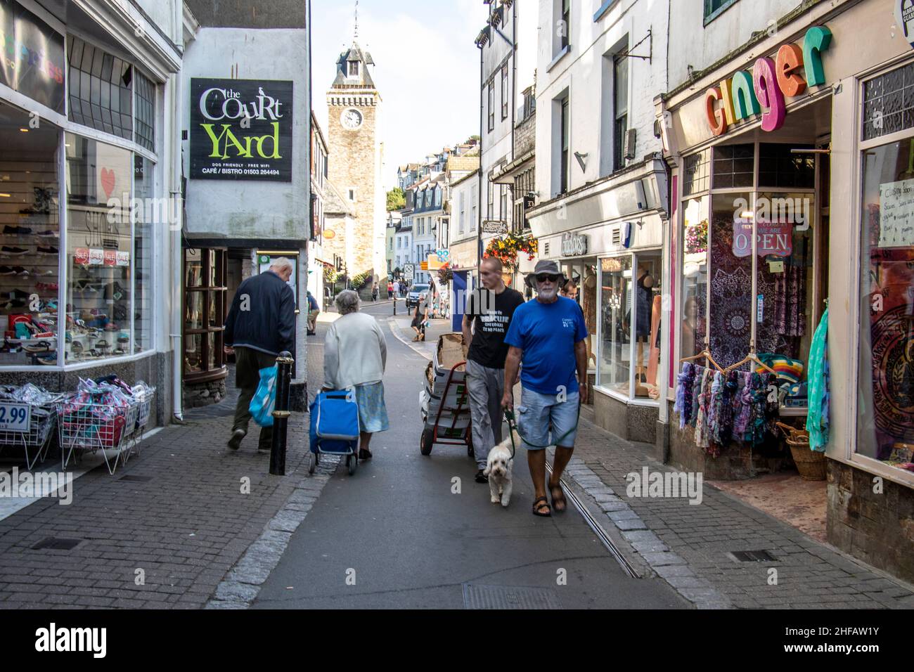 Looe cornwall roads hi-res stock photography and images - Alamy