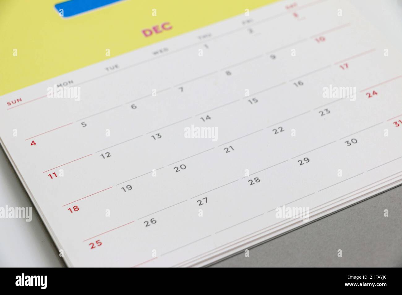 2022 year calendar hi-res stock photography and images - Alamy