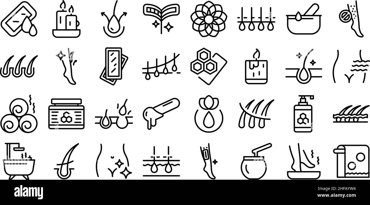 Wax spatula Stock Vector Images - Alamy