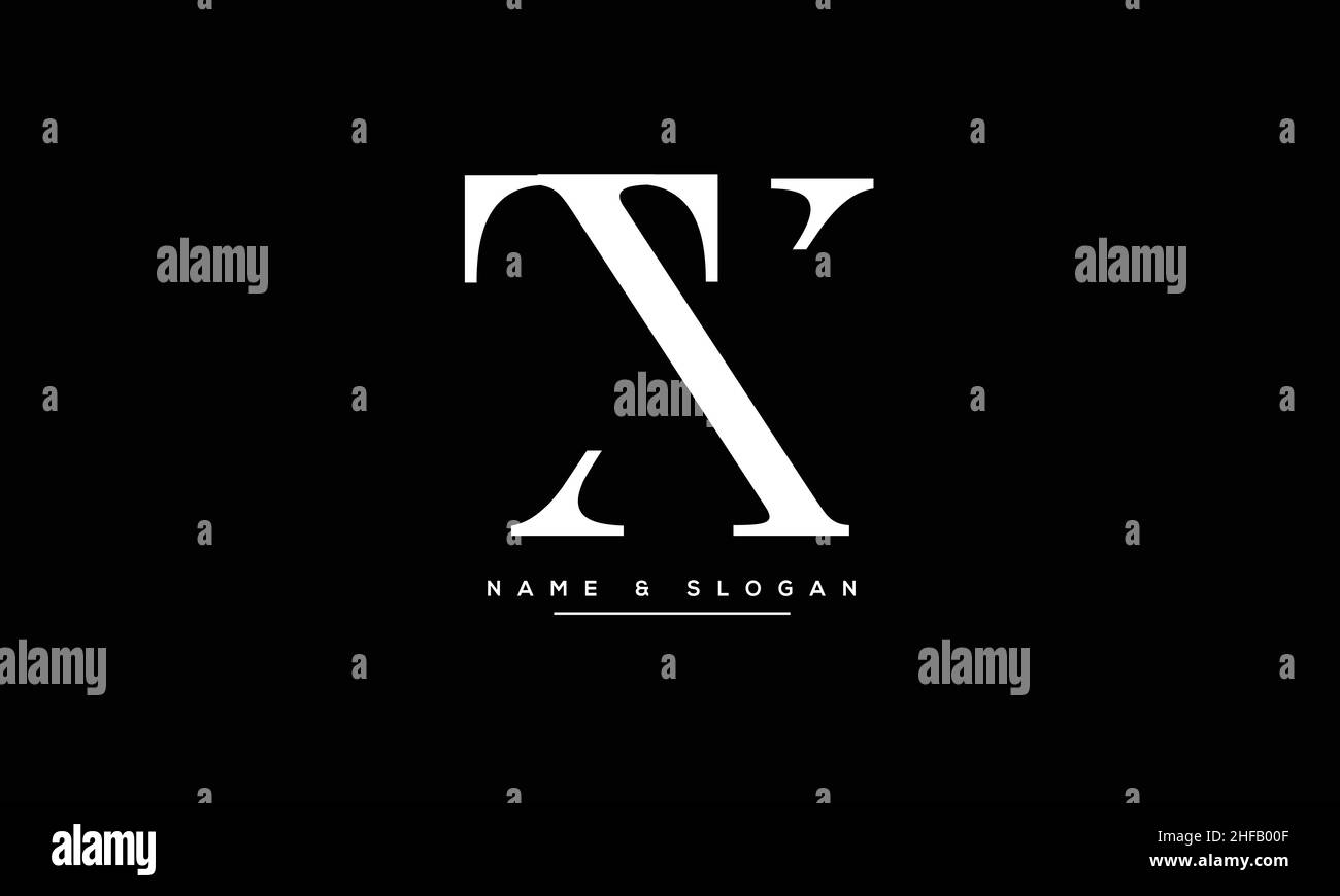 Tx letters Stock Vector Images - Alamy