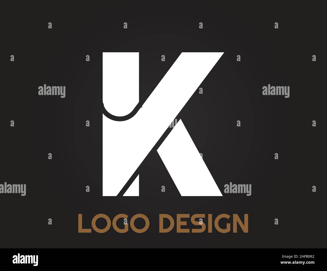 Alphabet letters in a beautiful design , logo design Stock Vector Image ...