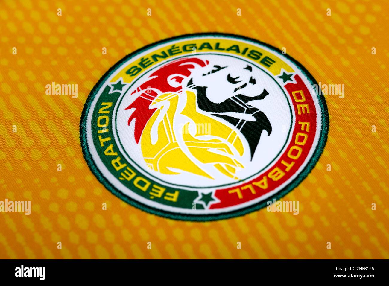Senegal football logo hi-res stock photography and images - Alamy