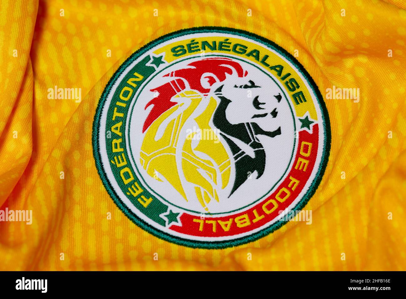 Senegal football logo hi-res stock photography and images - Alamy