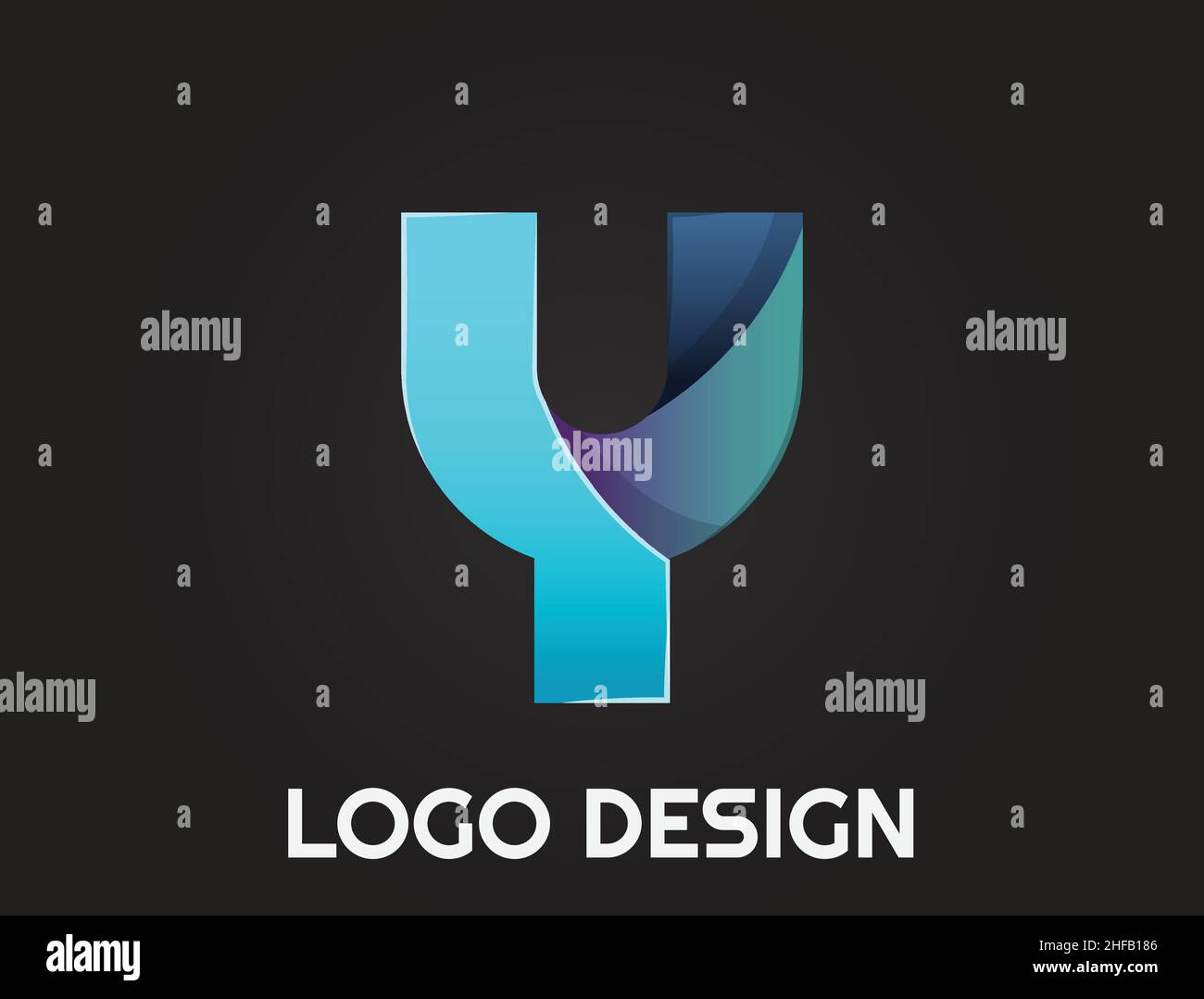 Alphabet letters in a beautiful design , logo design Stock Vector Image ...