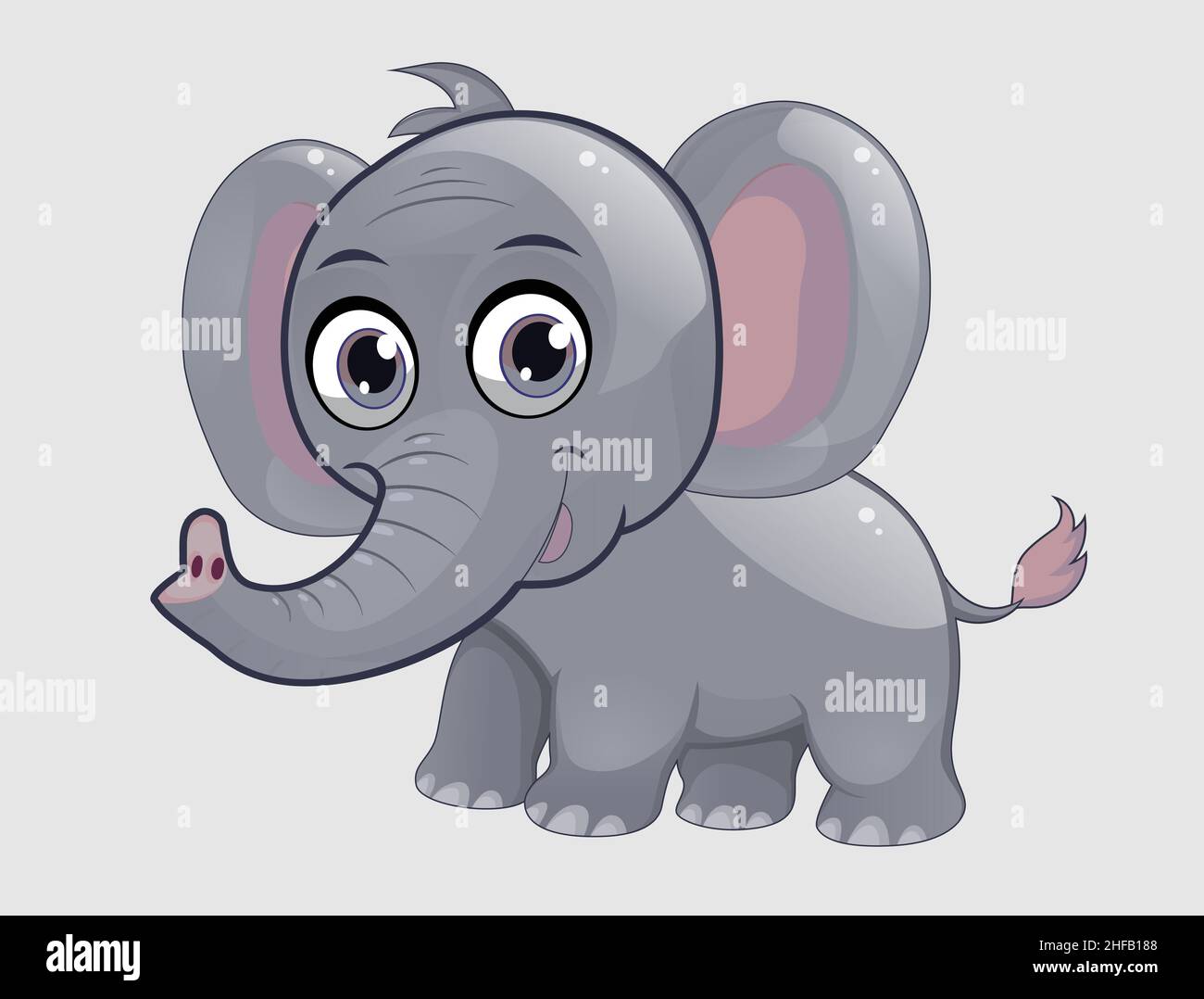 Elephant vector vectors hi-res stock photography and images - Alamy