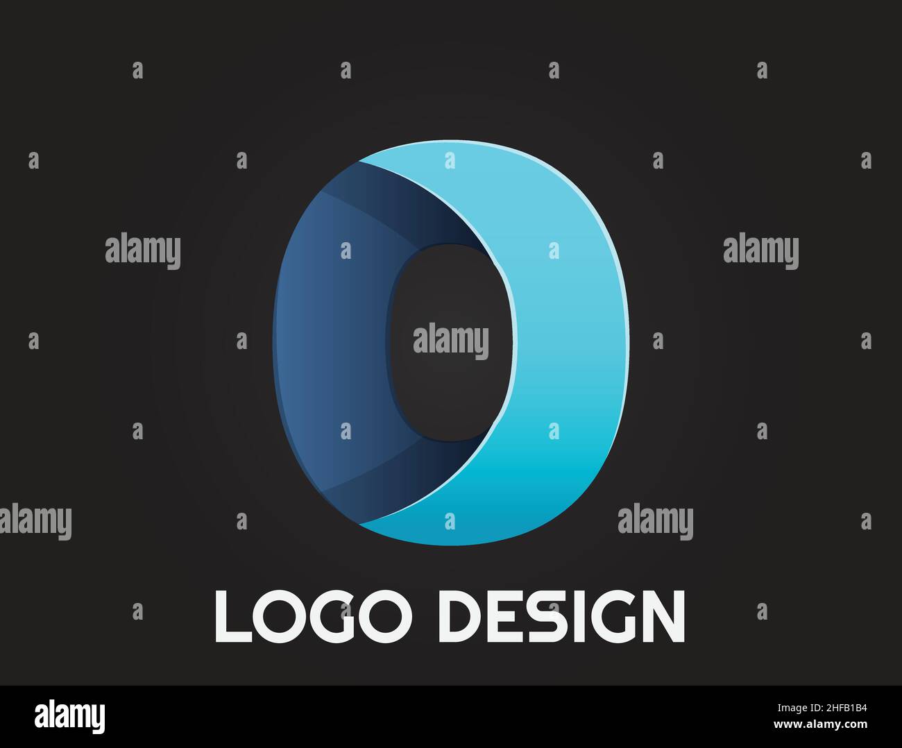 numbers in a beautiful design , logo design Stock Vector Image & Art ...