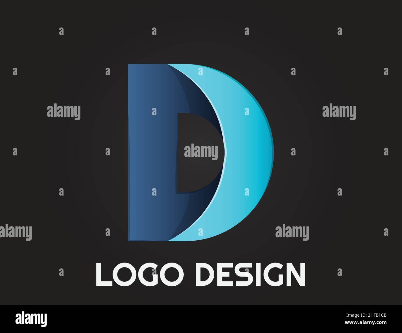 Alphabet letters in a beautiful design , logo design Stock Vector Image ...