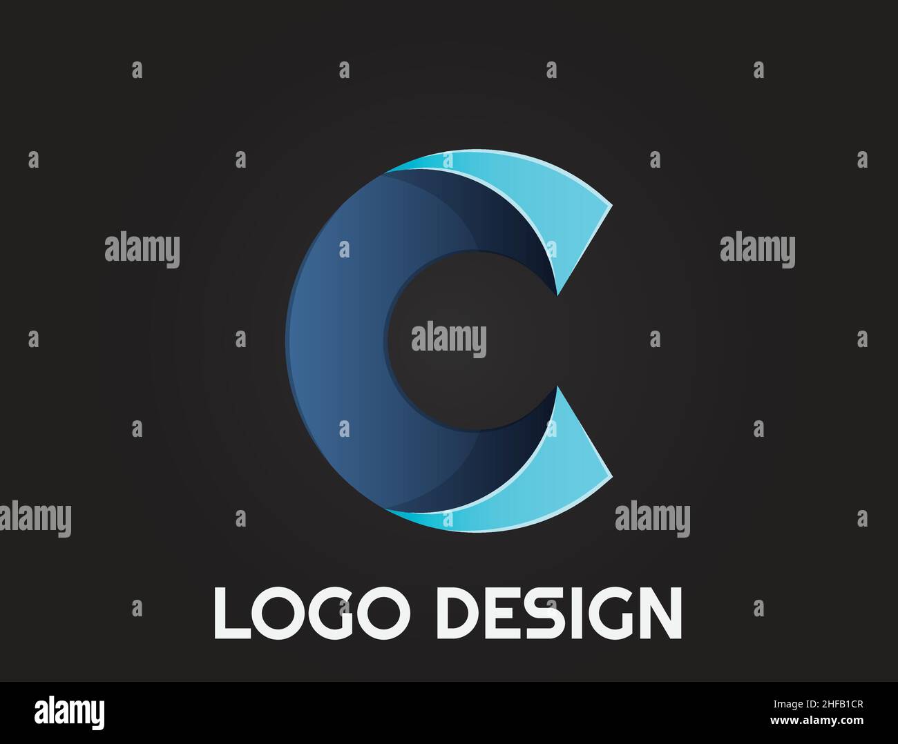 Alphabet letters in a beautiful design , logo design Stock Vector Image ...