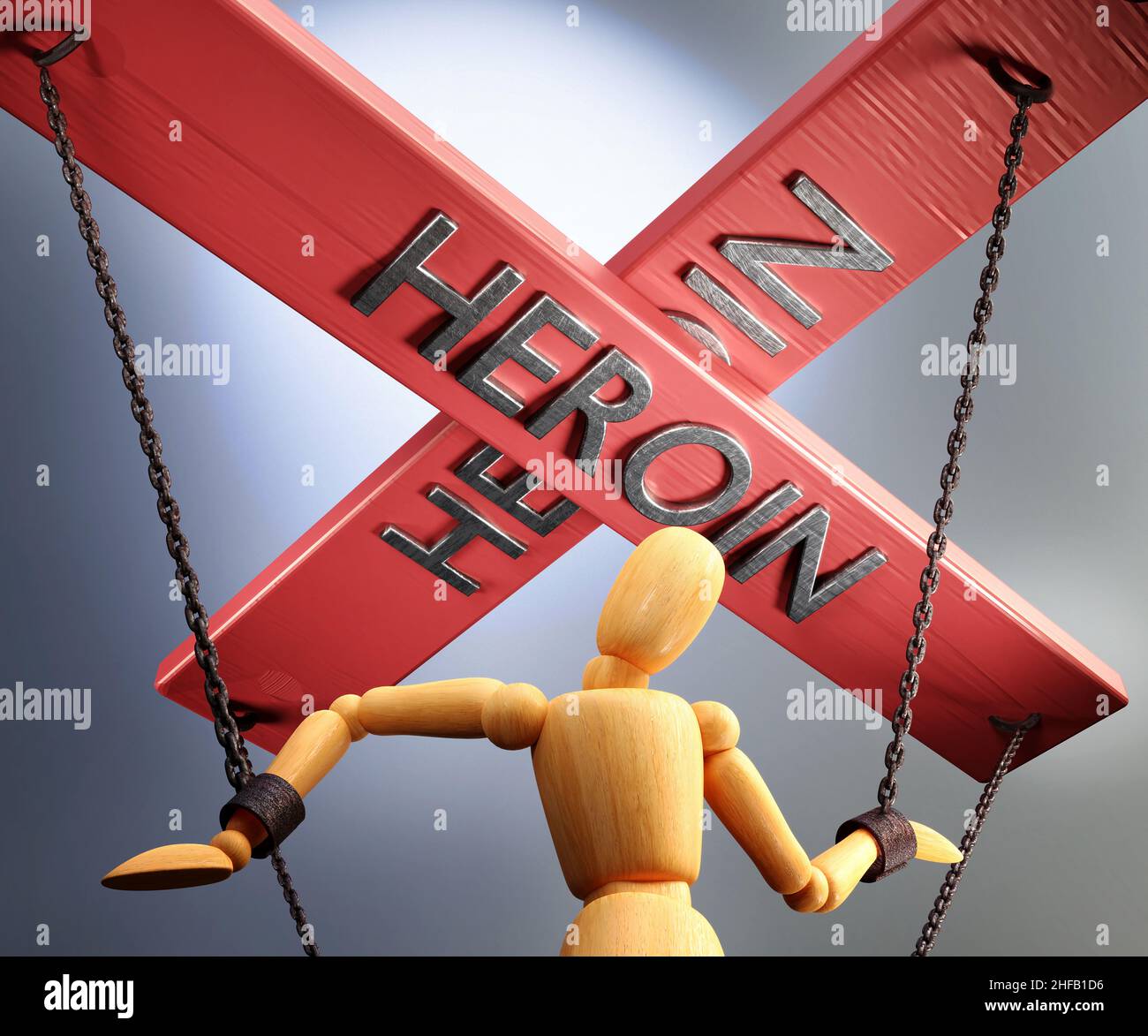 Heroin control, power, influence and manipulation symbolized by control ...