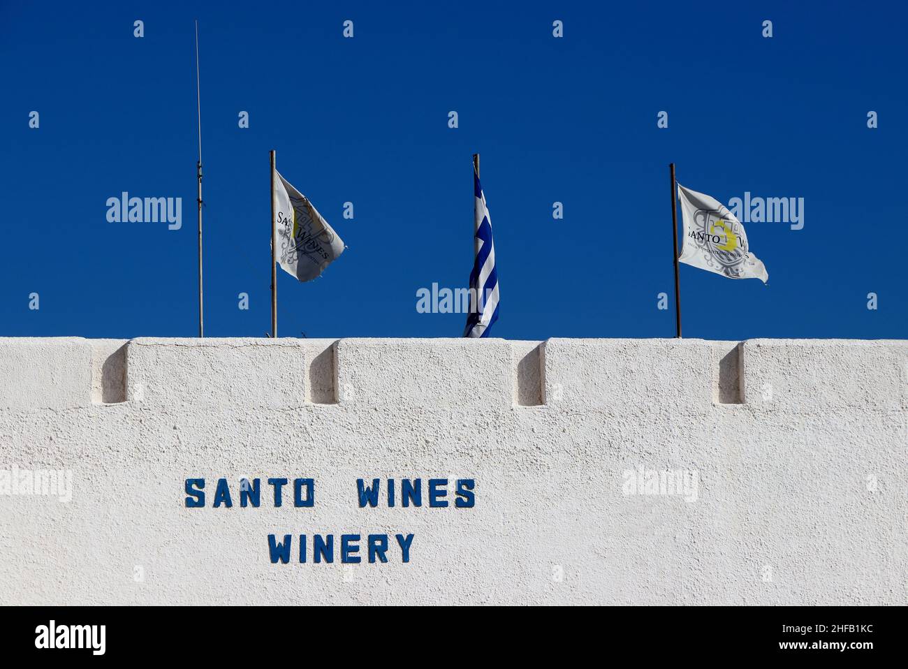 Santorini sign hi-res stock photography and images - Alamy