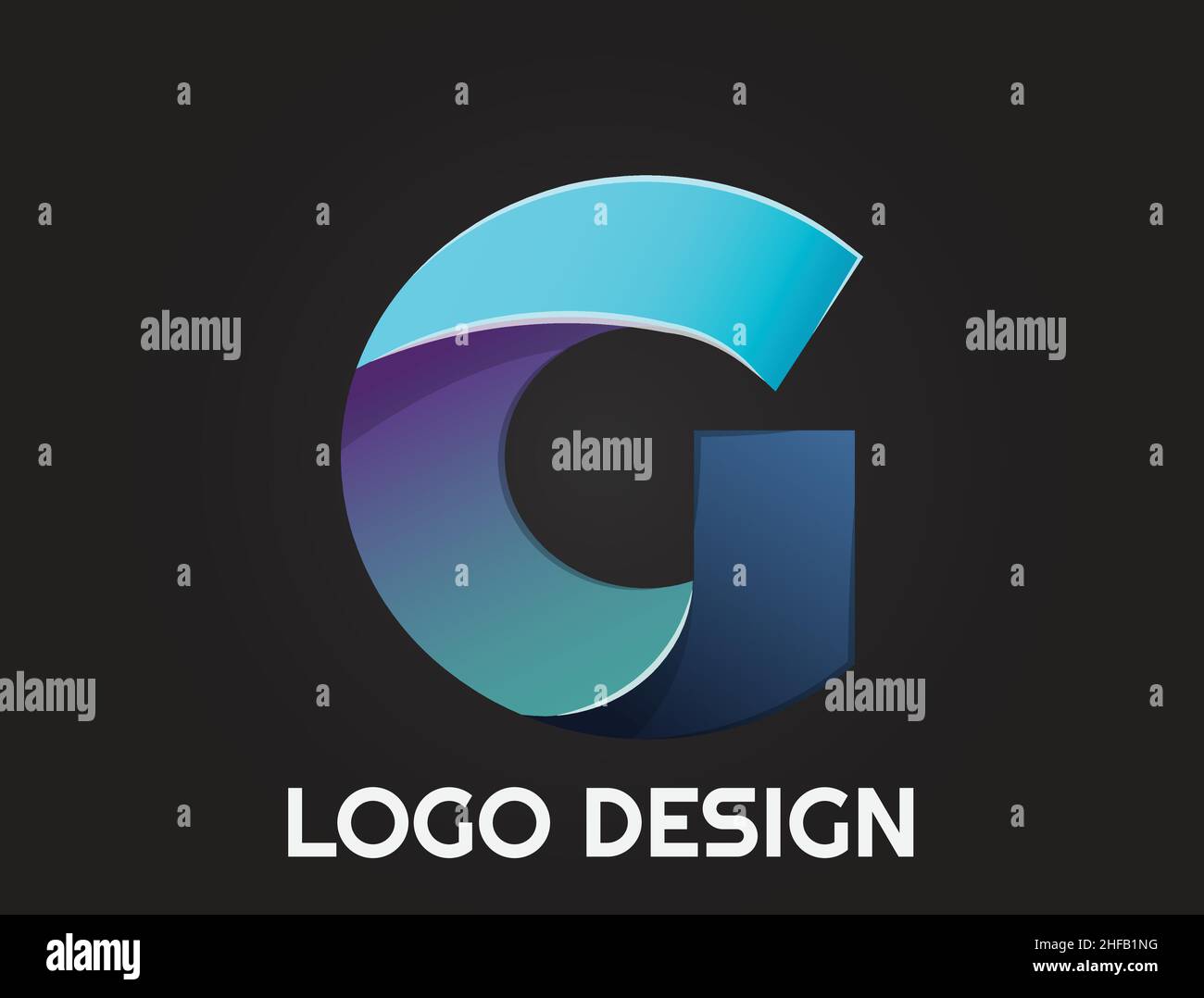 Alphabet letters in a beautiful design , logo design Stock Vector Image ...