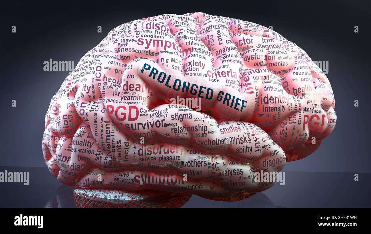 Prolonged grief in human brain hi-res stock photography and images - Alamy