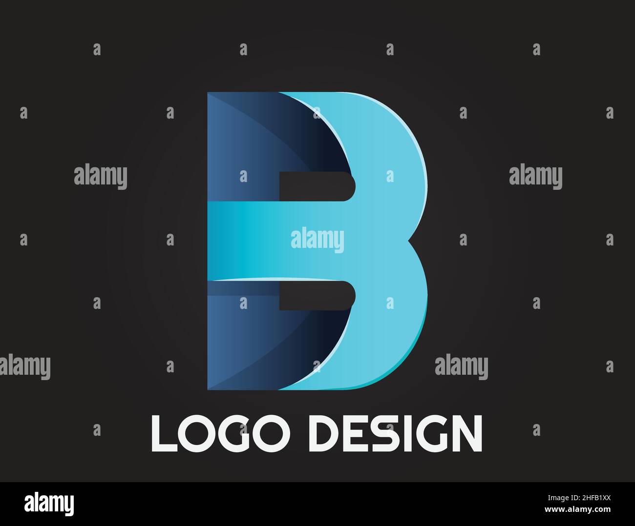 Alphabet letters in a beautiful design , logo design Stock Vector Image ...