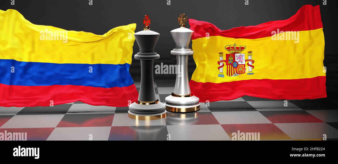 Colombia and spain talks hi-res stock photography and images - Alamy
