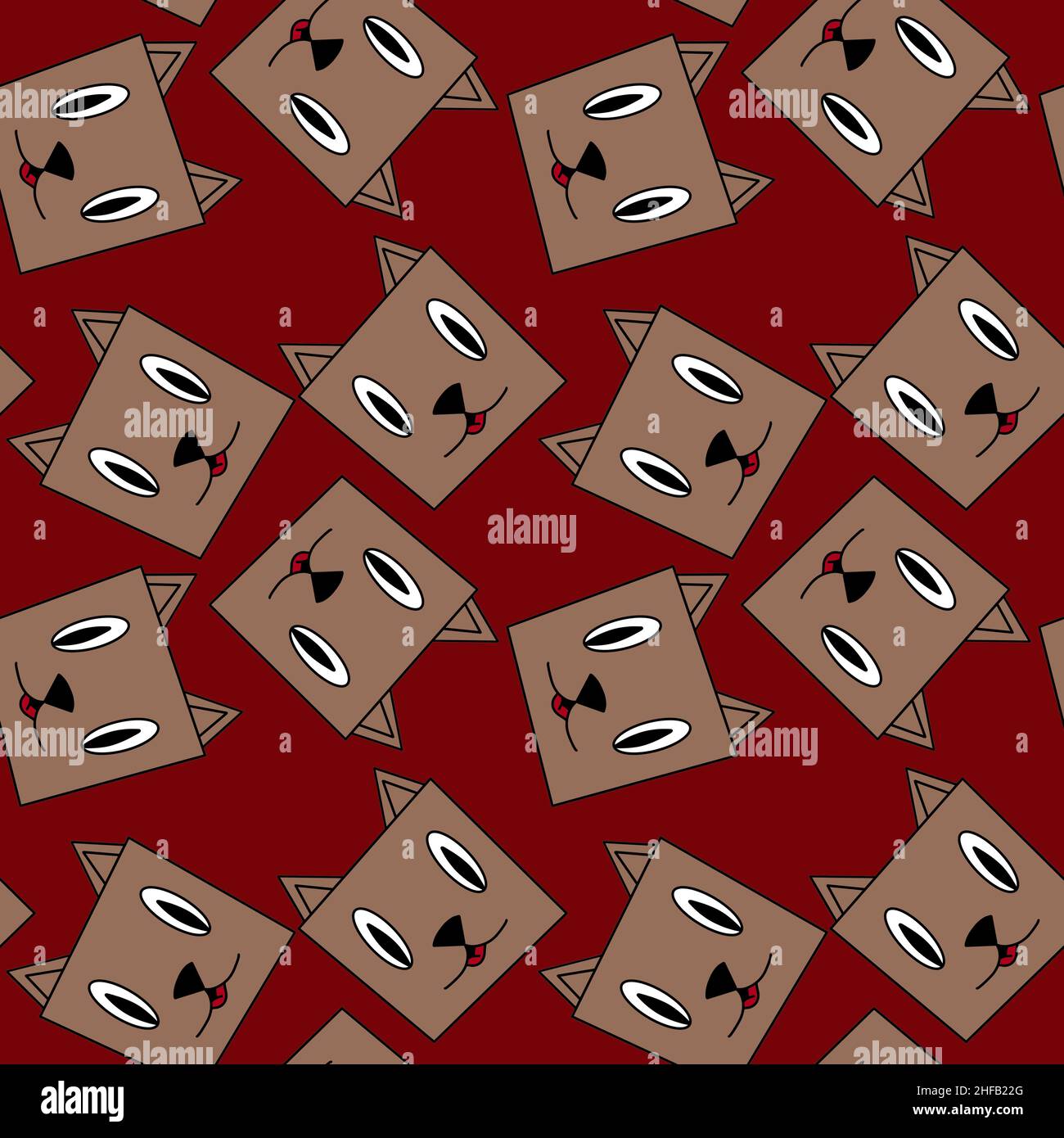 Kids seamless cute cats kittens pattern for fabrics and textiles and ...