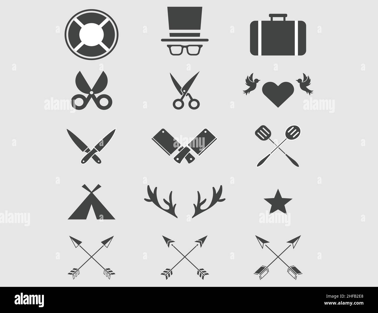 Professional logo design tools and vector templates Stock Vector Image ...