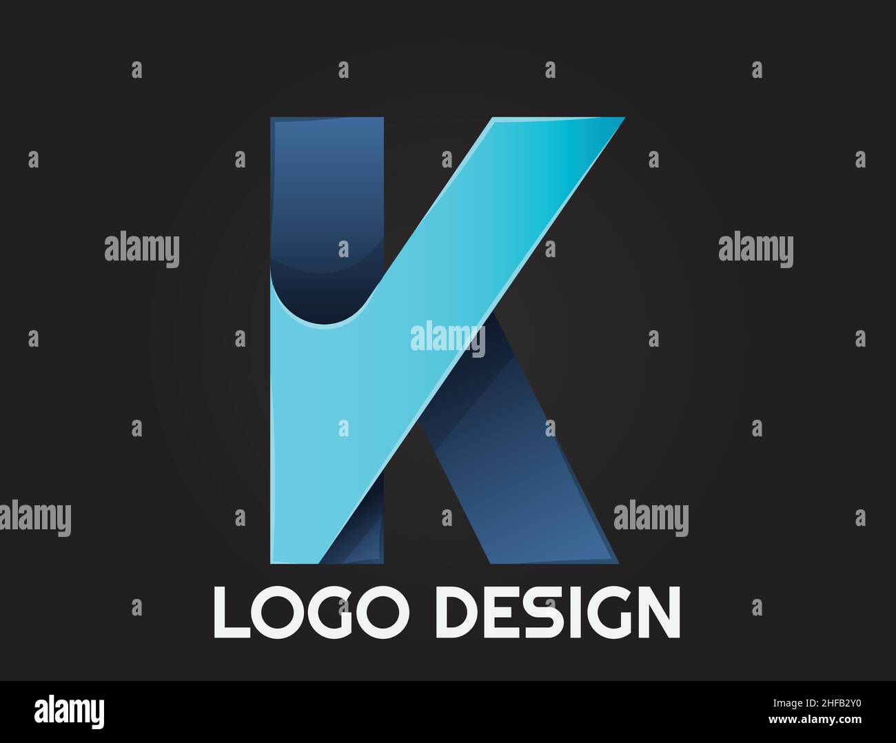 Alphabet letters in a beautiful design , logo design Stock Vector Image ...