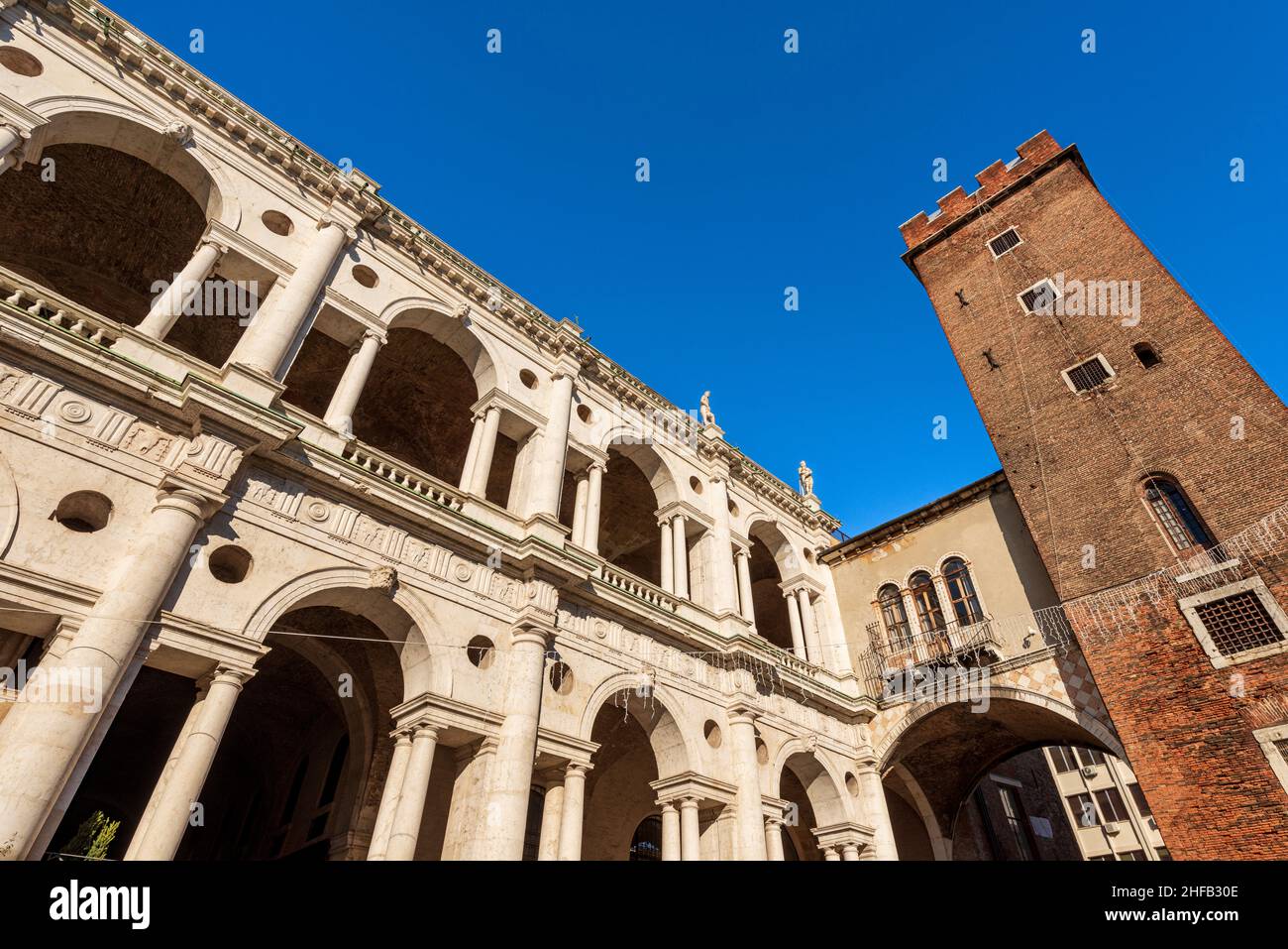 Vicenza, Basilica Palladiana, Architect Andrea Palladio in Renaissance ...