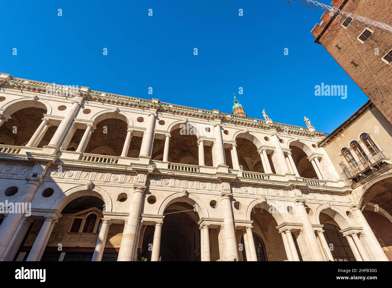 Vicenza, Basilica Palladiana, Architect Andrea Palladio in Renaissance ...