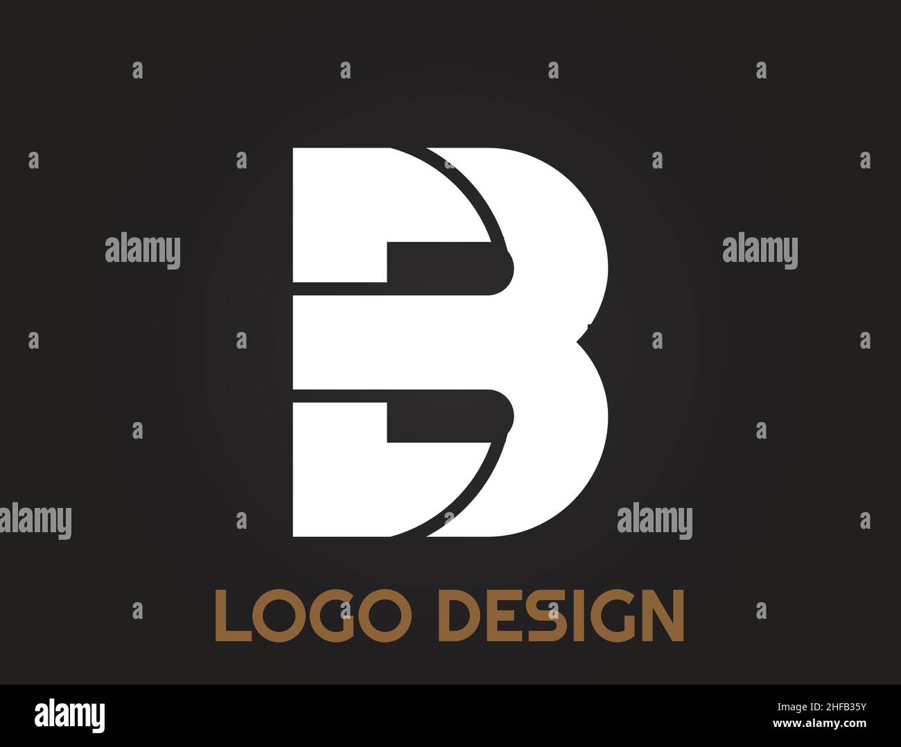 Alphabet letters in a beautiful design , logo design Stock Vector Image ...