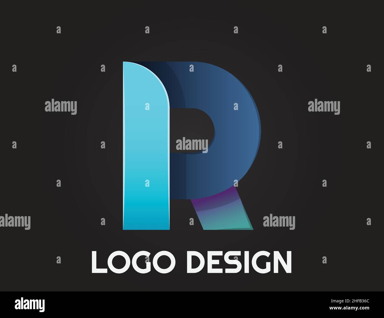 Alphabet letters in a beautiful design , logo design Stock Vector Image ...