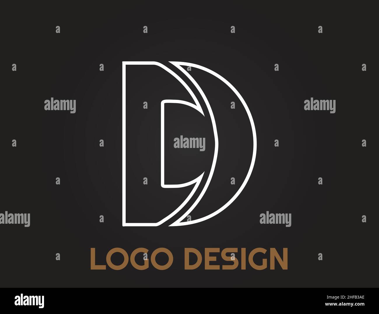 Alphabet letters in a beautiful design , logo design Stock Vector Image ...