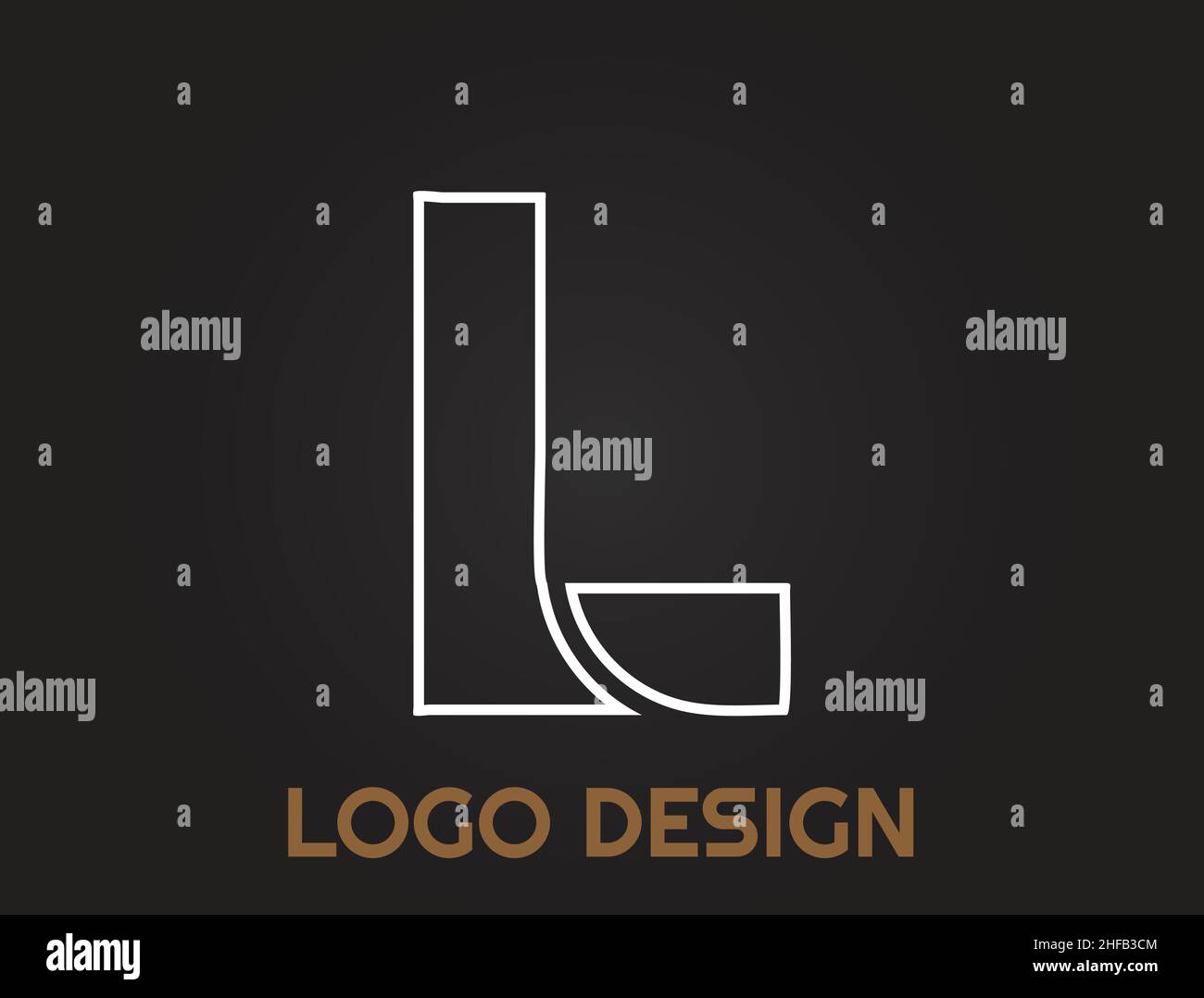 Alphabet letters in a beautiful design , logo design Stock Vector Image ...