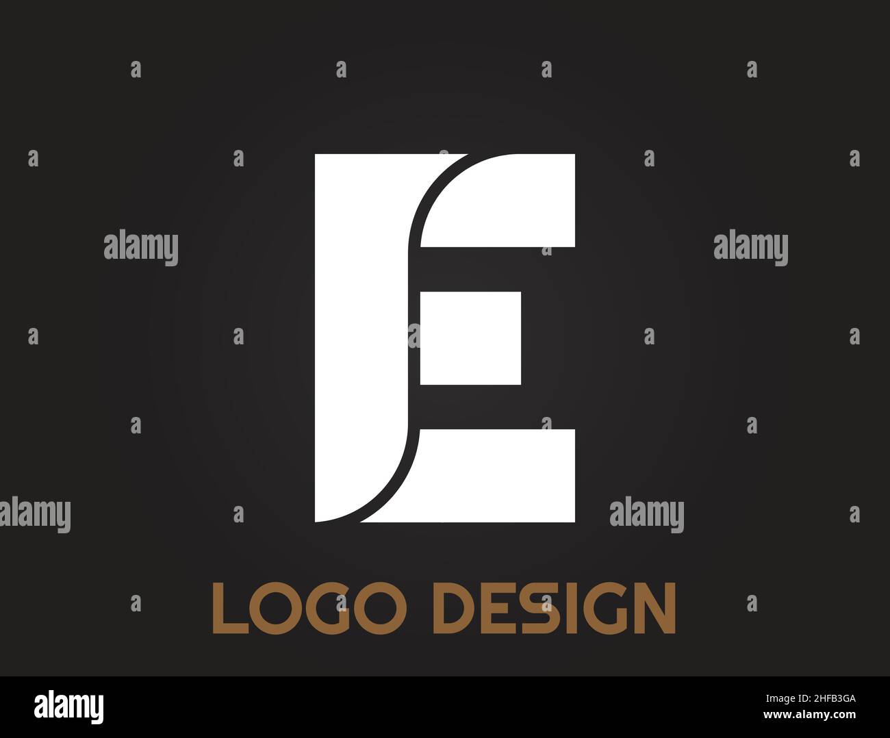 Alphabet letters in a beautiful design , logo design Stock Vector Image ...