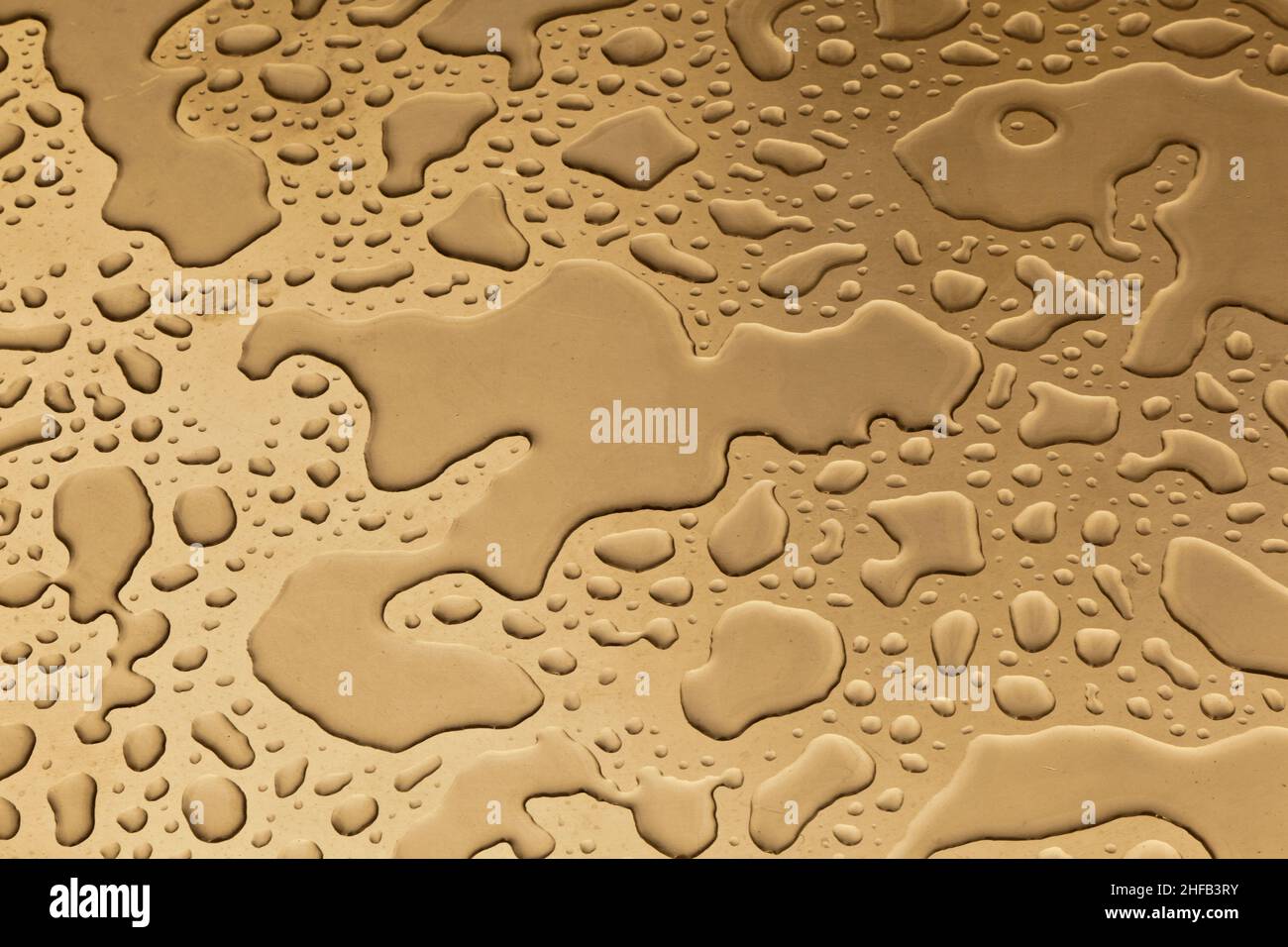 water on silver table gives a harmonic pattern and fantasy creates ...