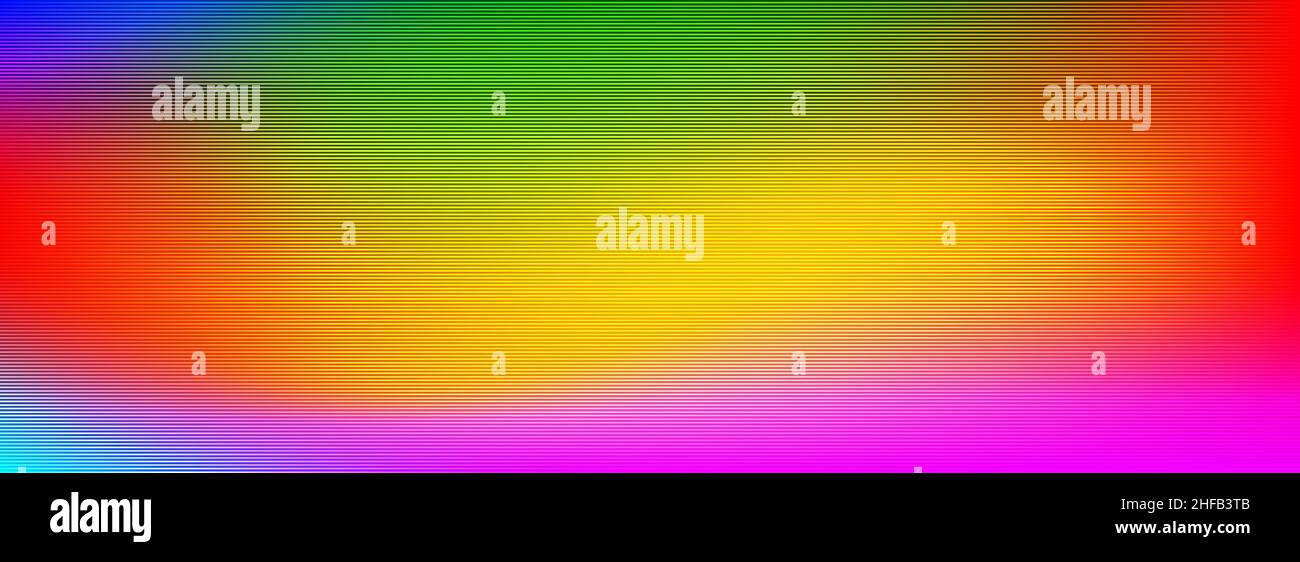 Abstract striped lined horizontal glowing background. Scan screen ...