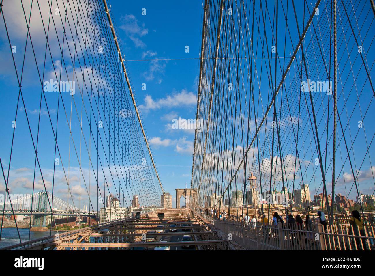 famous Brooklyn Bridge in New York Stock Photo - Alamy