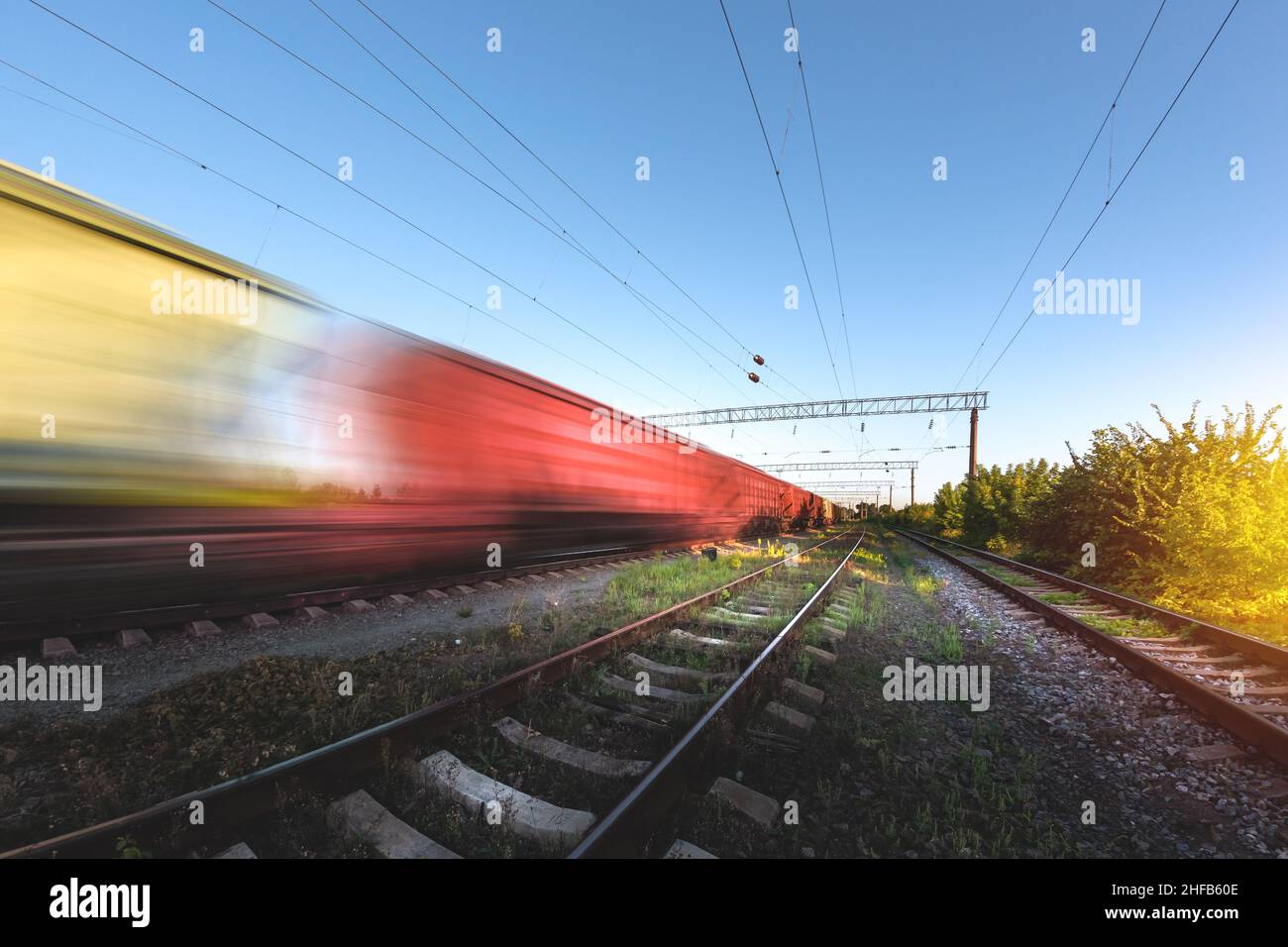 Freight Train Blur