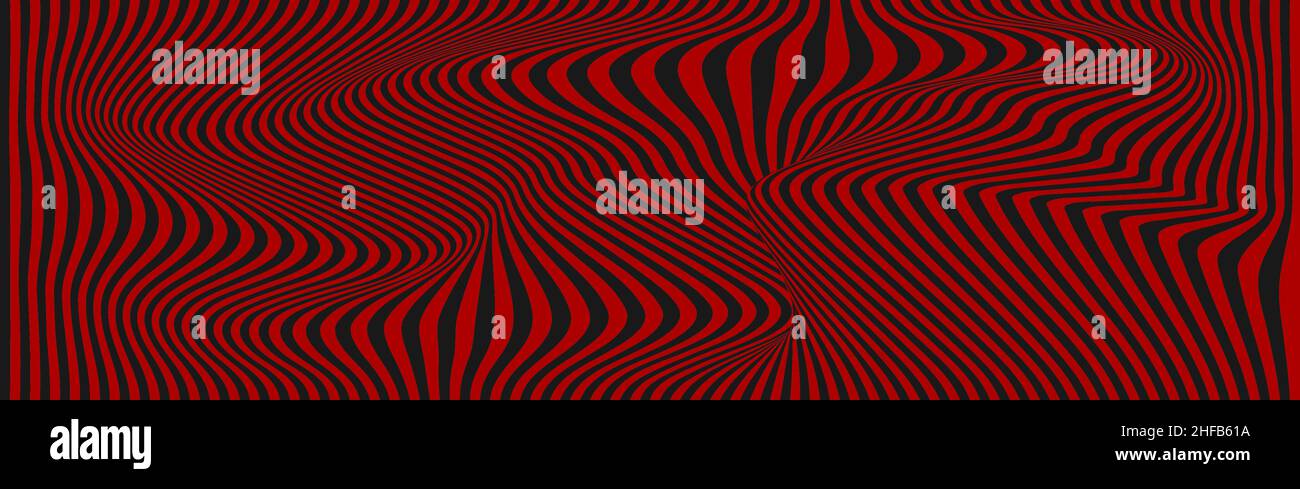 Distortion lines background. Distort stripes, abstract modern pattern ...