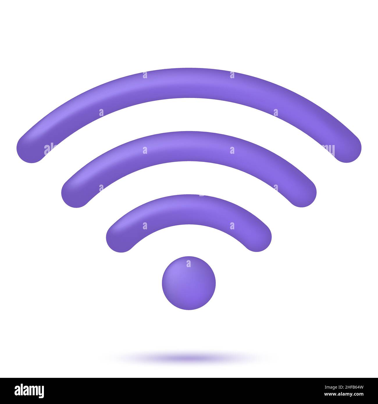 3D WiFi icon Stock Vector Image & Art - Alamy