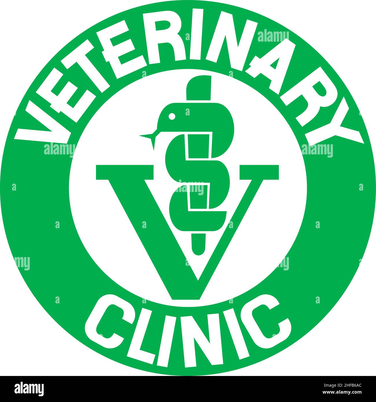 Veterinary Caduceus Vector