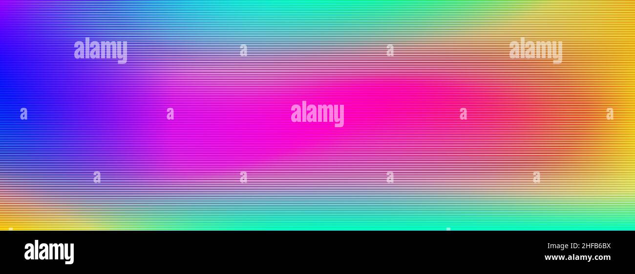 Abstract striped lined horizontal glowing background. Scan screen ...