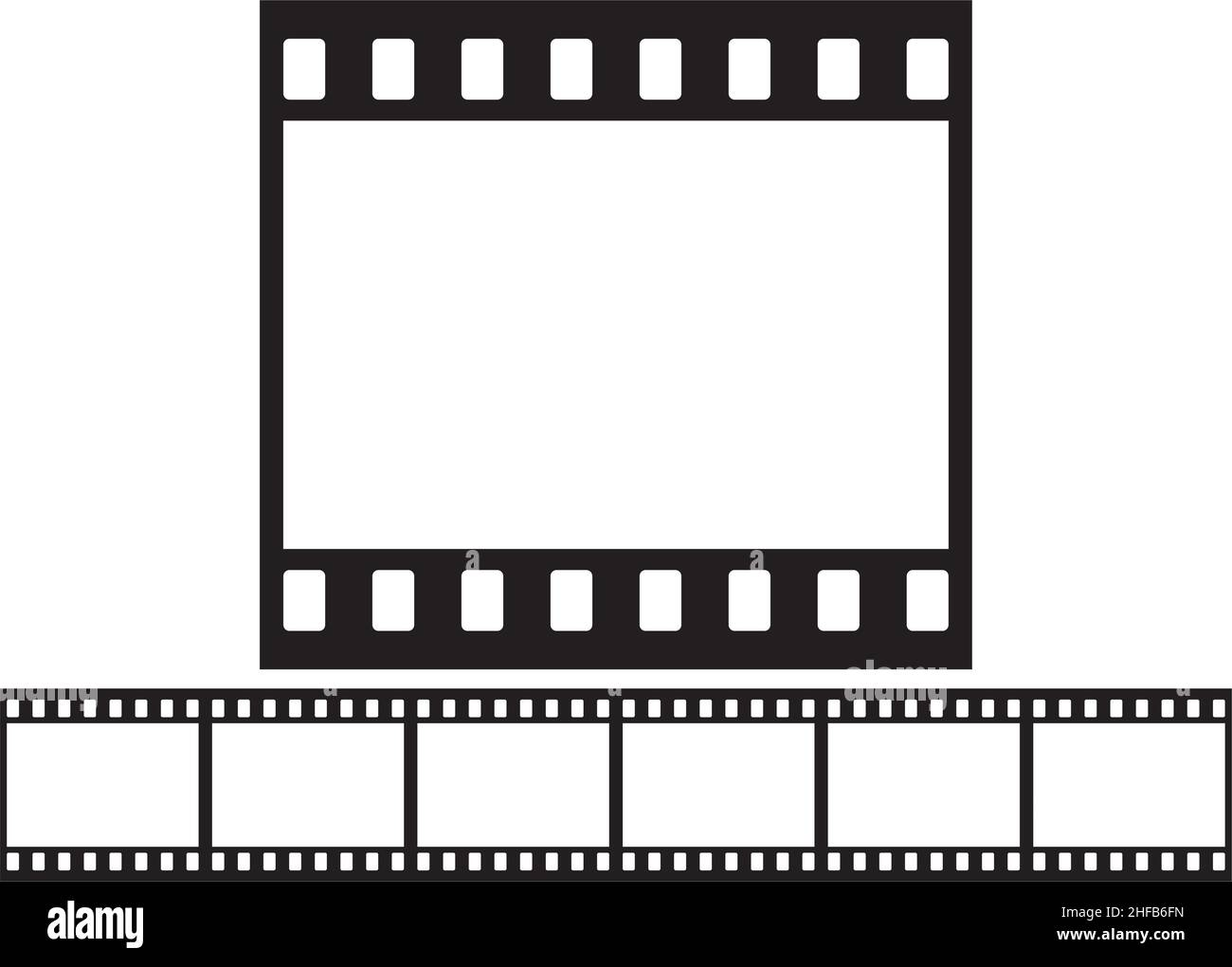 Film strip vector illustration Stock Vector Image & Art - Alamy
