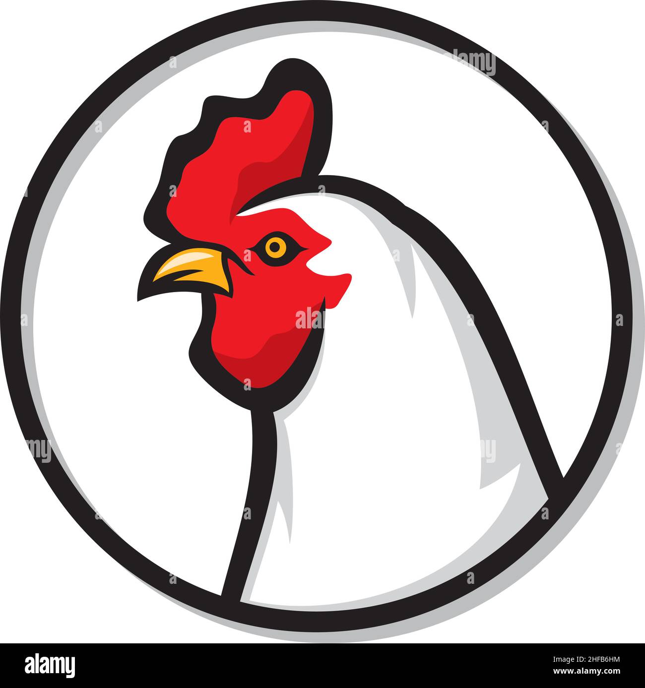 Rooster Head Clip Art