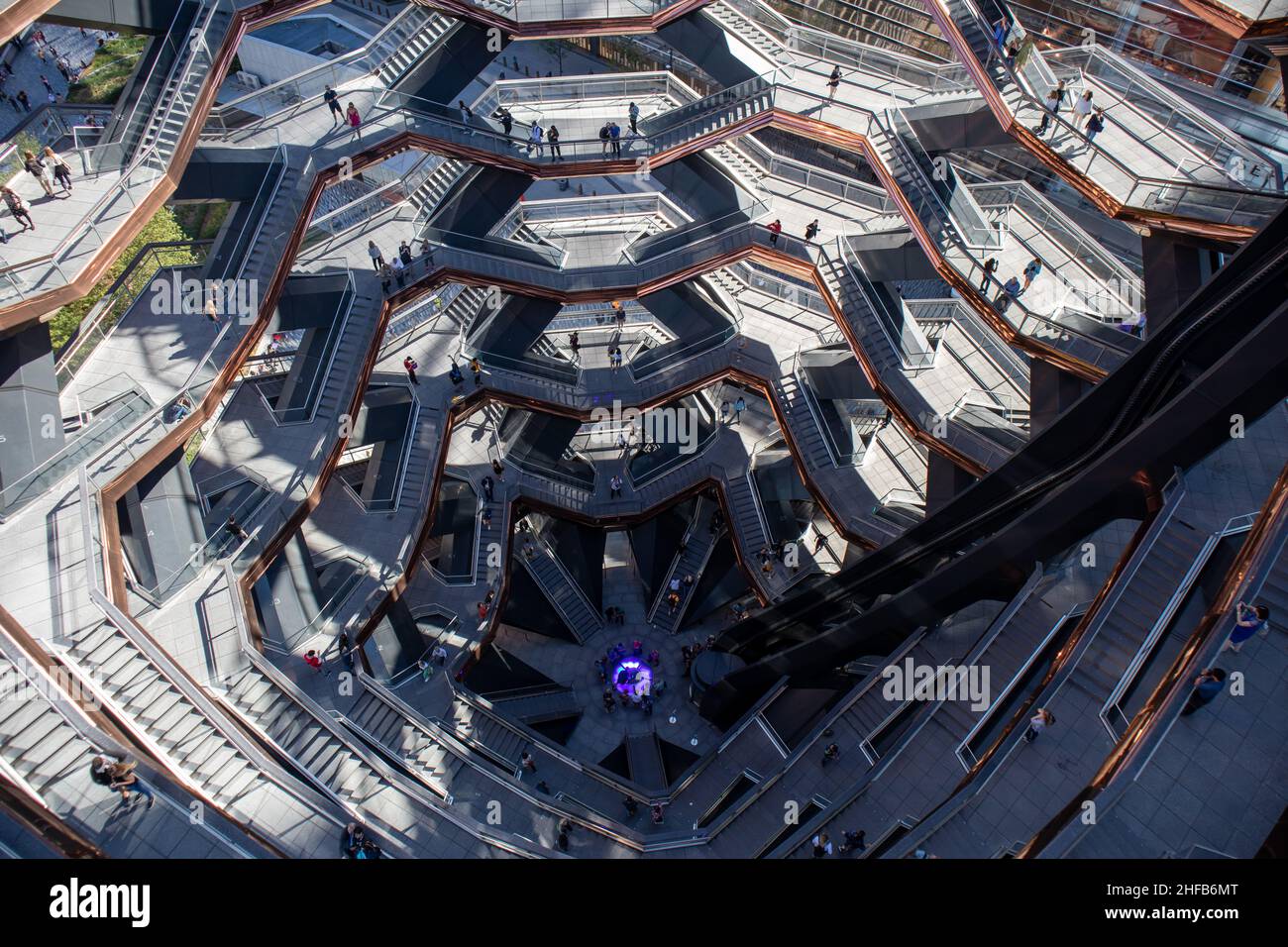 The Vessel Inside View Stock Photo - Alamy